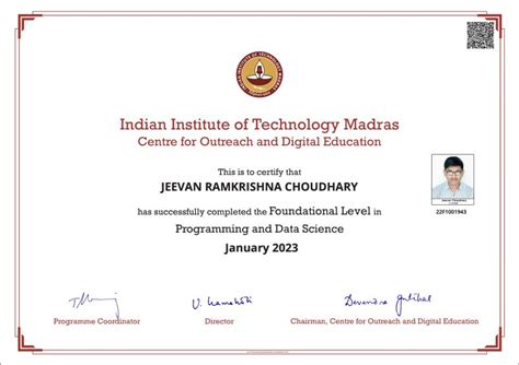 Iitmadras Datascience Programming Milestoneachievement