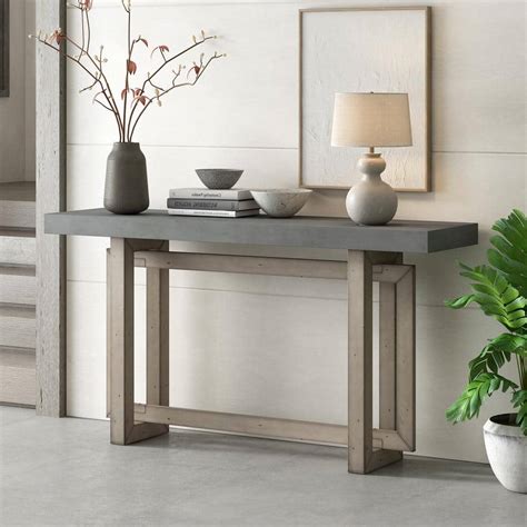 Harper And Bright Designs Industrial Style 591 In Gray Rectangle Wood