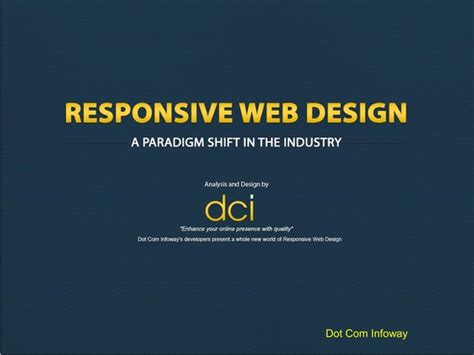 Responsive Web Design Infographic PPT