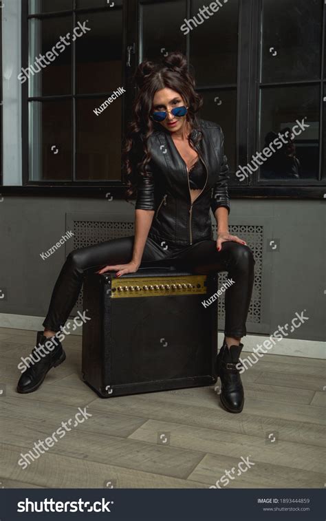 Sexy Girl Leather Jacket Stock Photo Shutterstock