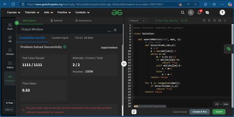 Tanmay Saxena On Linkedin 160daysofcodestreak Algorithm Coding Python Binarysearch