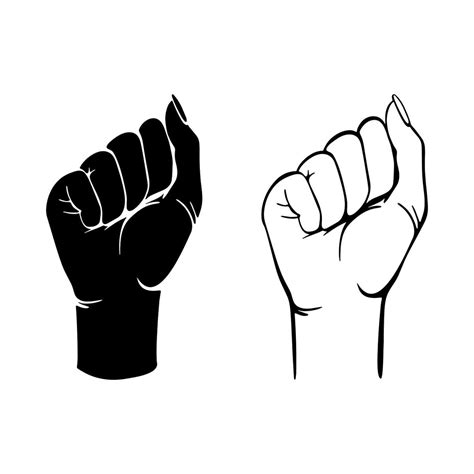 Fist Hand Girl Power Svgsvghand Svgpower Svgwoman Svgma Inspire Uplift