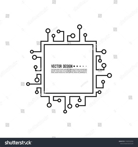 Square Circuit Images Stock Photos Vectors Shutterstock