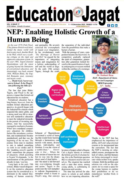 NEP Enabling Holistic Growth Of A Human Being SRM University AP Andhra Pradesh