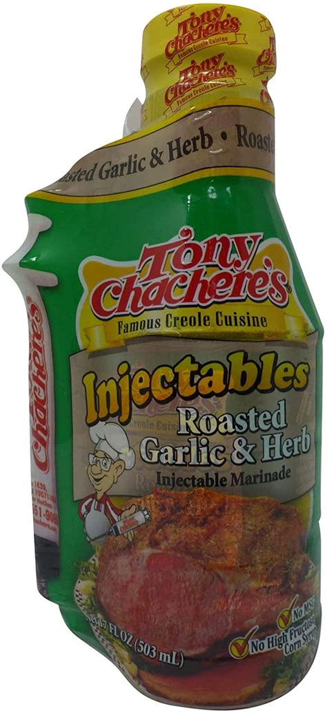 Tony Chacheres 17 Oz Roasted Garlic And Herb Marinade With Flavor