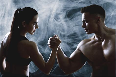 Premium Photo Handshake Of Two Strong People