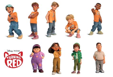 Turning Red Characters At Isabel Kleeman Blog