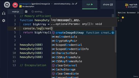 javascript adv concepts closures and prototypal inheritance 0509 closures and memory youtube