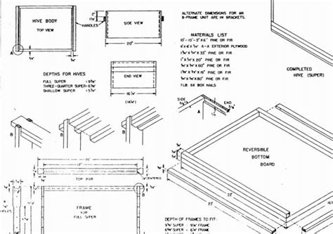 Beehive And Frame PDF Free Woodworking Plan Com