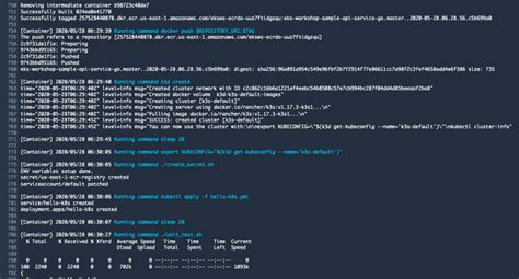 using the k3s kubernetes distribution in an amazon eks ci cd pipeline