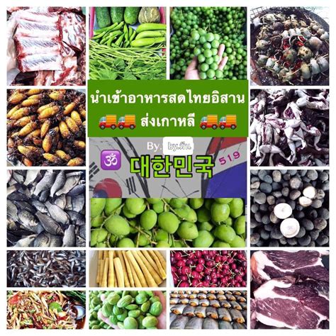 ขายอาหา ขายอาหารทะเล หมู เป็ด ไก่ เครื่องปรุงไทย ในเกาหลี