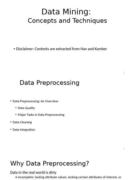 Data Preprocessing Pdf