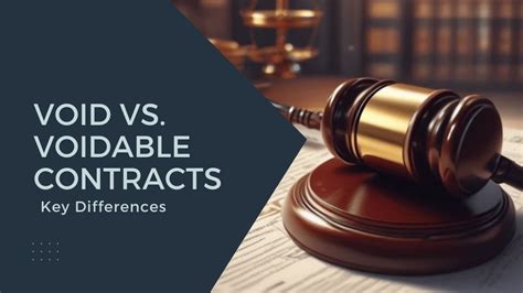 Void Vs Voidable Contracts Key Differences And Legal Implications