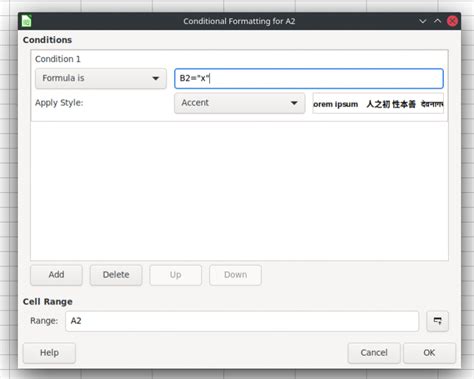 LibreOffice Calc Conditional Formatting Ryan And Debi