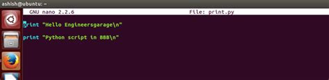 How To Make First Python Program With Beaglebone Black