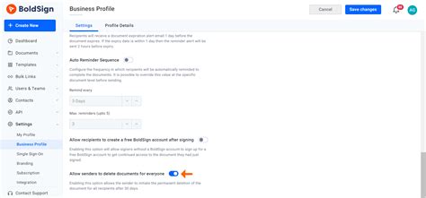 How To Delete Documents For Everyone Boldsign Support