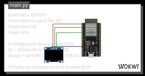 Prueba Oled Wokwi Esp32 Stm32 Arduino Simulator
