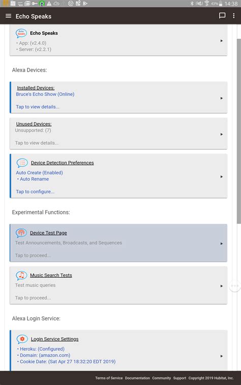 Echo Speaks Help Plz Custom Apps Hubitat