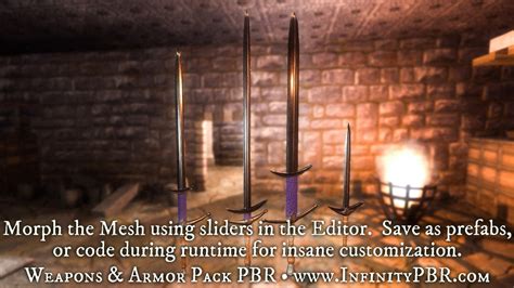 Weapons And Armor Pbr Pack 1 Fantasy Rpg