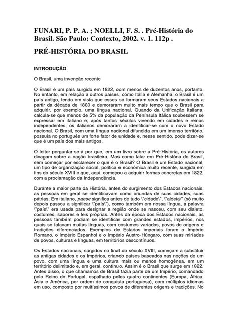 pre historia do brasil introducao editor pdf brasil charles darwin