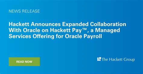 Deepak Arora On Linkedin Hackett Announces Expanded Collaboration With Oracle On Hackett Pay™ A…