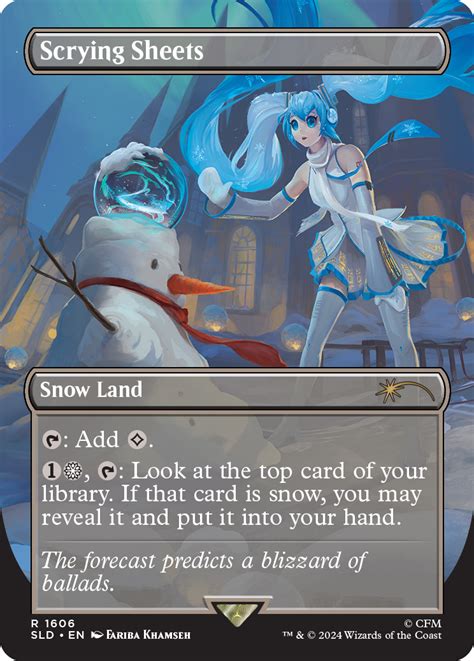 Secret Lair X Hatsune Miku Winter Diva En Secret Lair