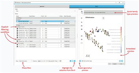 Efficiently Select Apertures And Doors From Revit With The New Embedded Viewer And Filtering