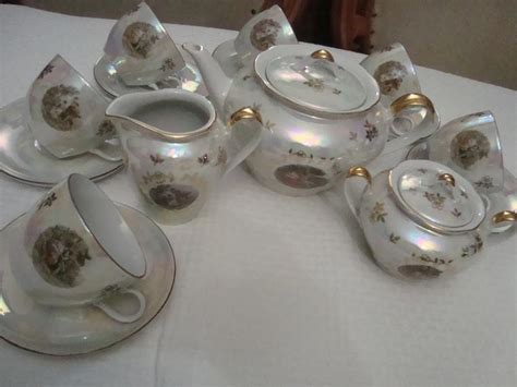 Чайний сервіз мадонна Kahla фарфор німеччина на 6 персон стан №1000 — ціна 1900 грн у каталозі