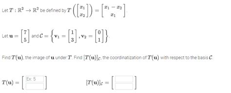 Solved Let T R2R2 Be Defined By T X1x2 X1 X2x1 Let Chegg Com