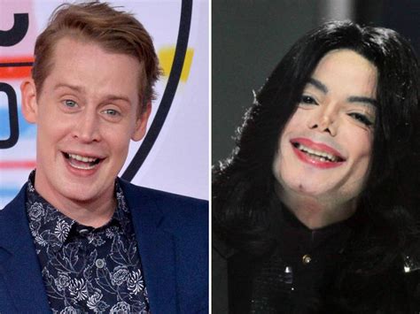 Macaulay Culkin Y Michael Jackson En Blanco Y Negro