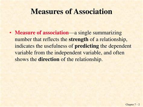Ppt Chapter 7 Measures Of Association For Nominal And Ordinal Variables Powerpoint