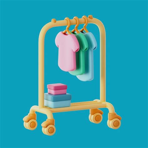 패션 디자인 아이콘의 3d 렌더링 무료 Psd 파일