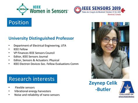 Women In Sensors IEEE Sensors Council