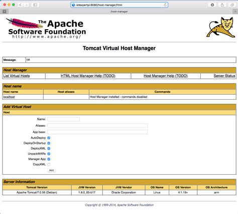 The Creek Install Tomcat IoT Expert