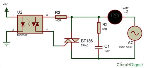 Triac Bt136 Circuit Diagram