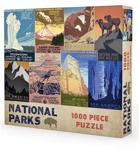 National Parks, 1000 Pieces, Gibbs Smith | Puzzle Warehouse