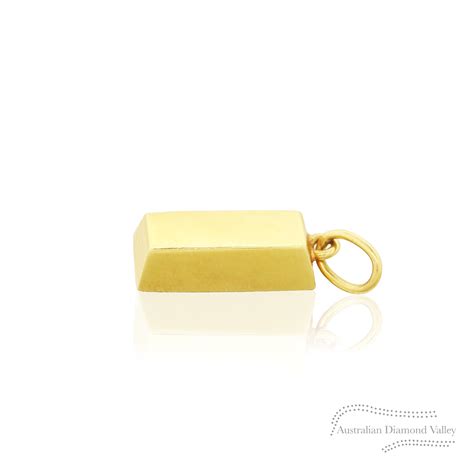 Gold Bar Pendant Bl2 Australian Diamond Valley