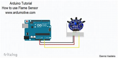 How To Use The Flame Sensor With Arduino Ardumotive Arduino Greek