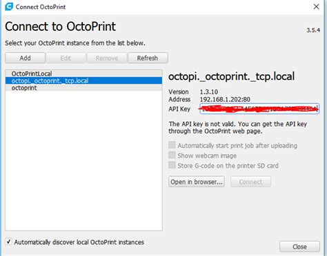 Cura Octoprint Connection Plugin 54 By Hans1 Plugins Octoprint Community Forum