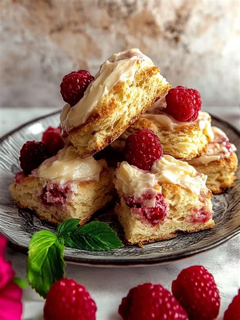 Delicious Layered Raspberry Scones For A Cozy Morning Treat