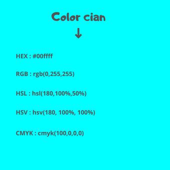 About Electric Cyan Color Color Codes Similar Colors And OFF
