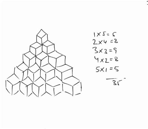 Determining The Number Of Squares And Triangles In Any Shape