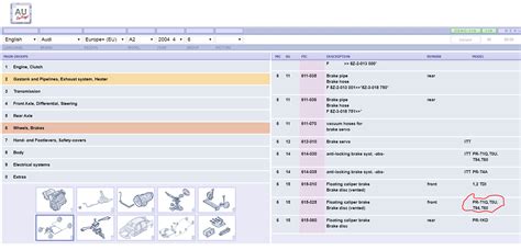 Pr Codes Front Disc Brakes Audi A2 Owners Club