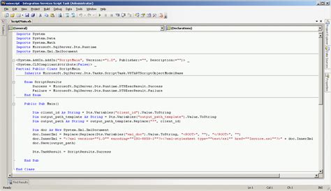 Basics Of Xml And Sql Server Part 4 Create An Xml Invoice With Ssis
