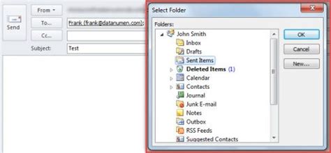 how to auto save specific sent emails to a specific folder with outlook vba
