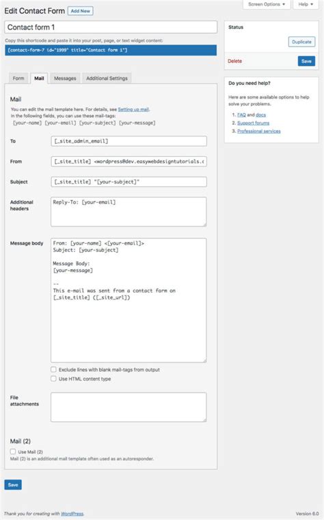 Contact Form 7 Customization Tutorial Easy Web Design Tutorials