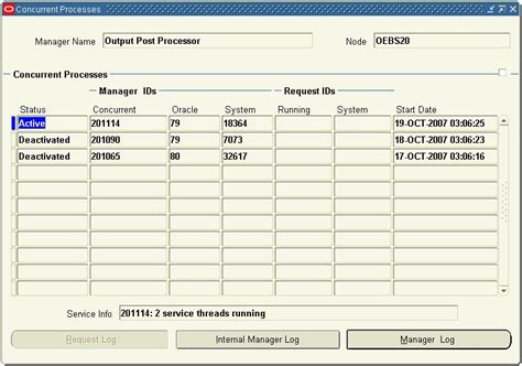 Johan Louwers Tech Blog Oracle Finding The Opp Service Log