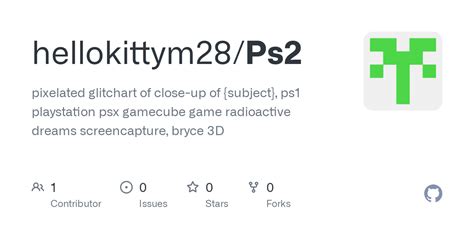 GitHub Hellokittym28 Ps2 Pixelated Glitchart Of Close Up Of Subject Ps1 Playstation Psx