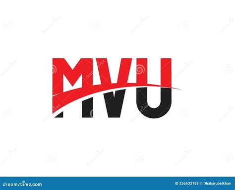 Mvu Letter Initial Logo Design Vector Illustration Stock Vector Illustration Of Success Icon