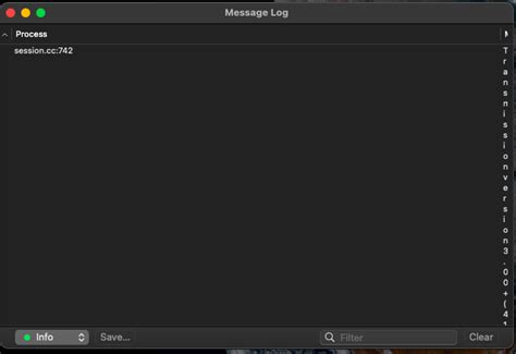 Resizing Macos Message Log Window Distorts Text Layout · Issue 3627 · Transmissiontransmission
